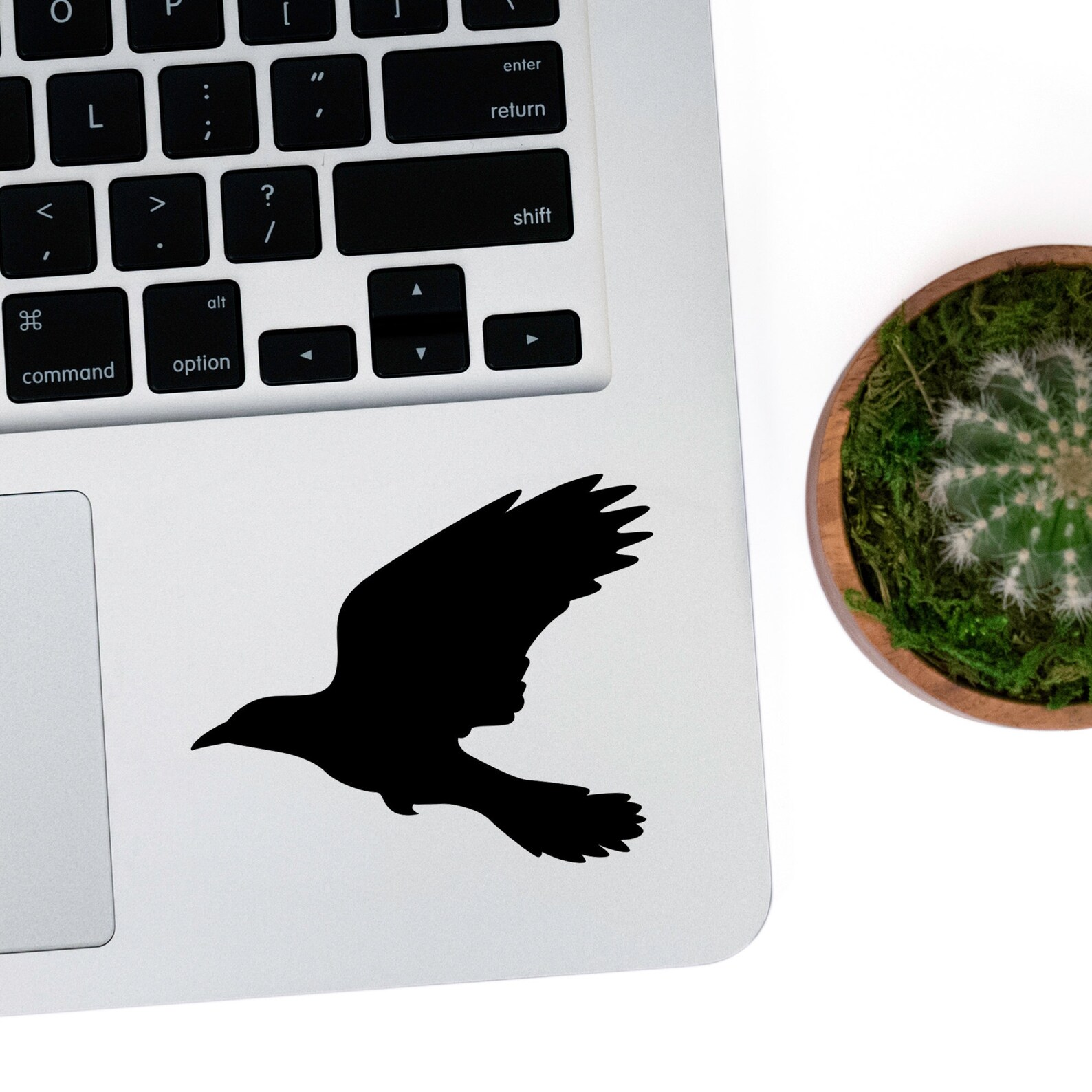 Crow Flying Sticker Crow Bird sticker Crow Decal Car Laptop | Etsy