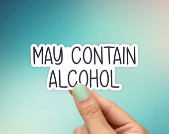 Alcohol Bottle Sticker - Etsy