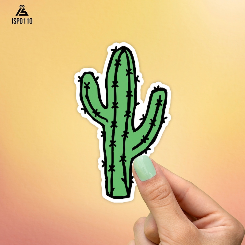 Cactus Stickers - Etsy