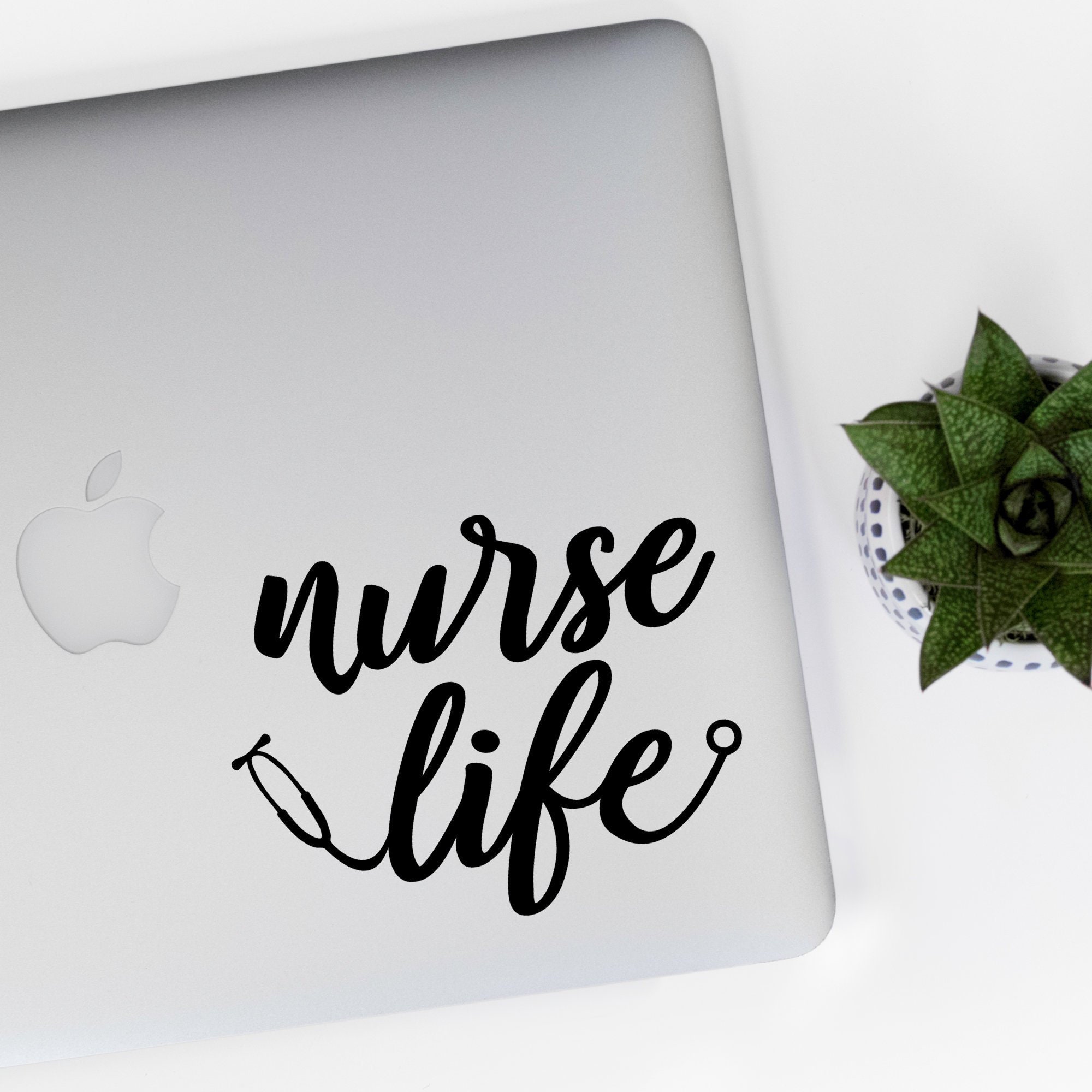 Paper & Party Supplies Colorful nurse words vinyl sticker nurse sticker ...