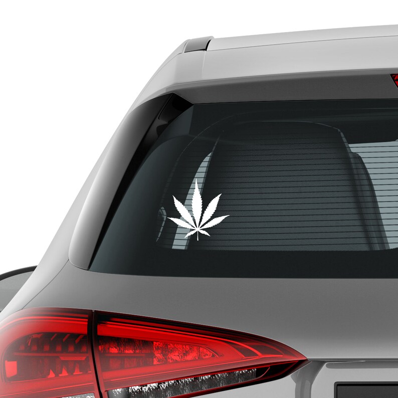 Marijuana Leaf Sticker Weed Plant Sticker Weed Decal Cannabis | Etsy