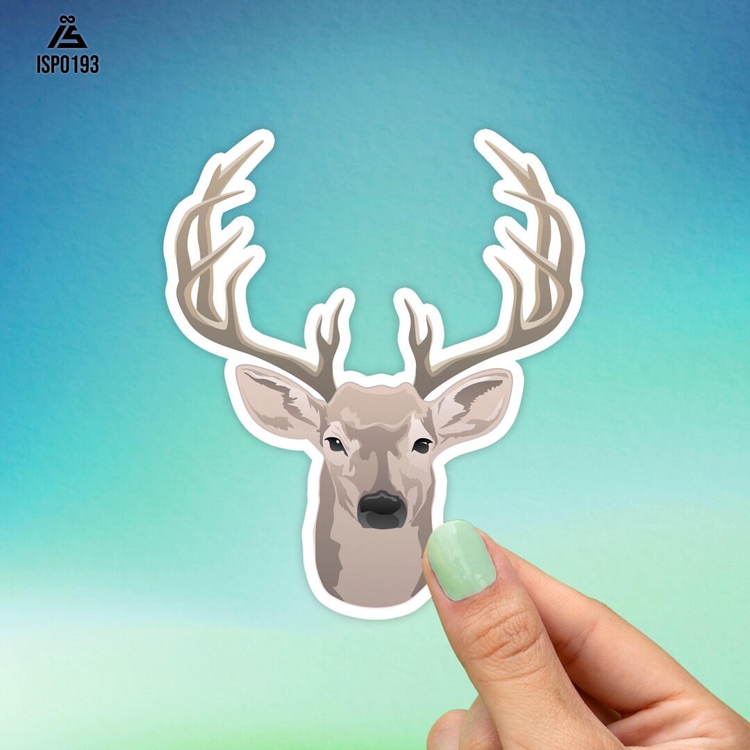 Deer Head Sticker Best Friend Gift Water Bottle Stickers - Etsy