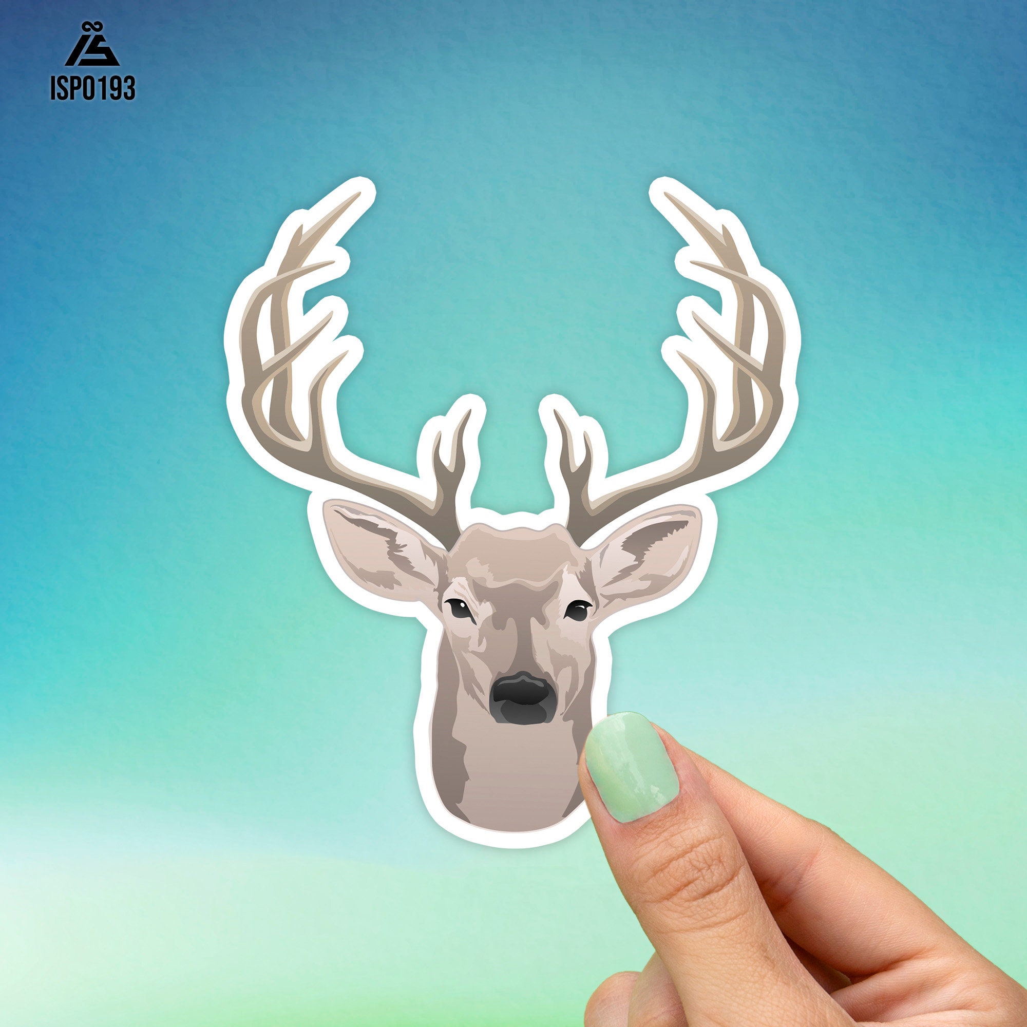 Deer Head Sticker Best Friend Gift Water Bottle Stickers - Etsy