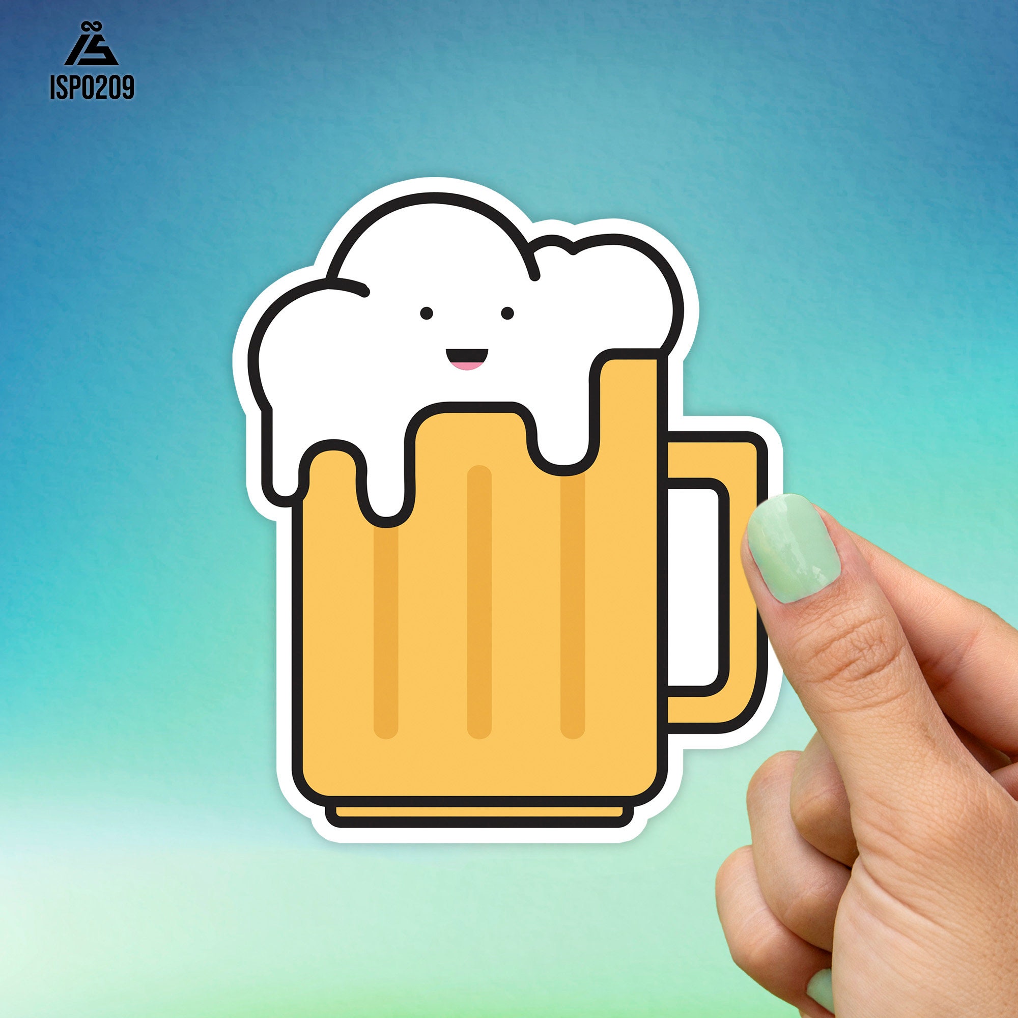 Cute Beer Sticker Best Friend Gift Food Stickers Cute - Etsy
