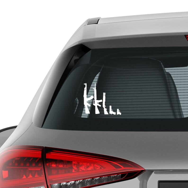 Gun Family Sticker Gun Stickers Riffle Sticker Riffle | Etsy