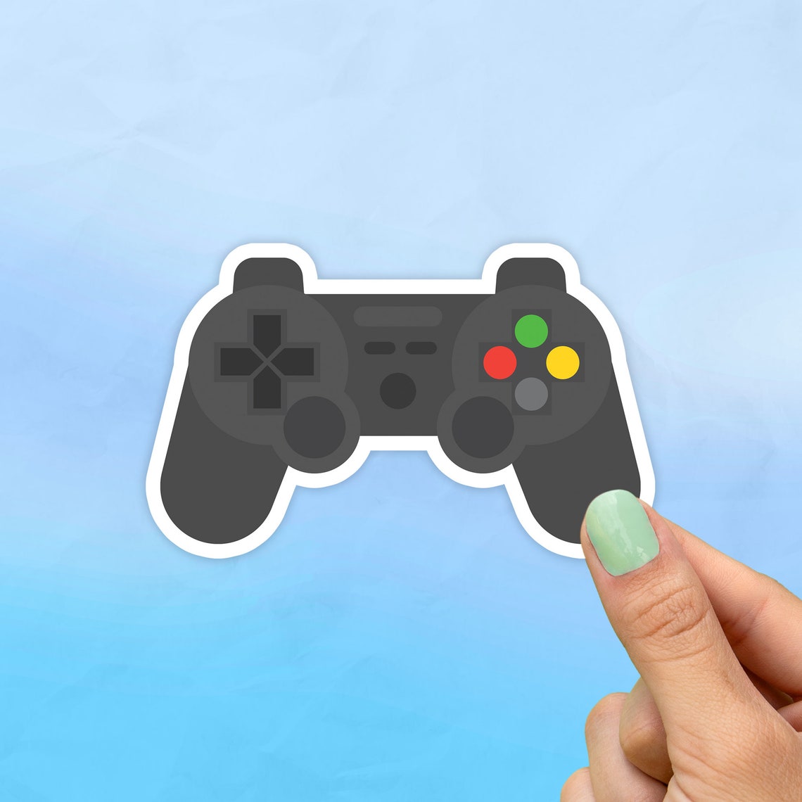 Playstation Controller Sticker Video Game Decal Best Friend | Etsy