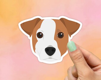 Jack Russell Terrier Sticker - Etsy