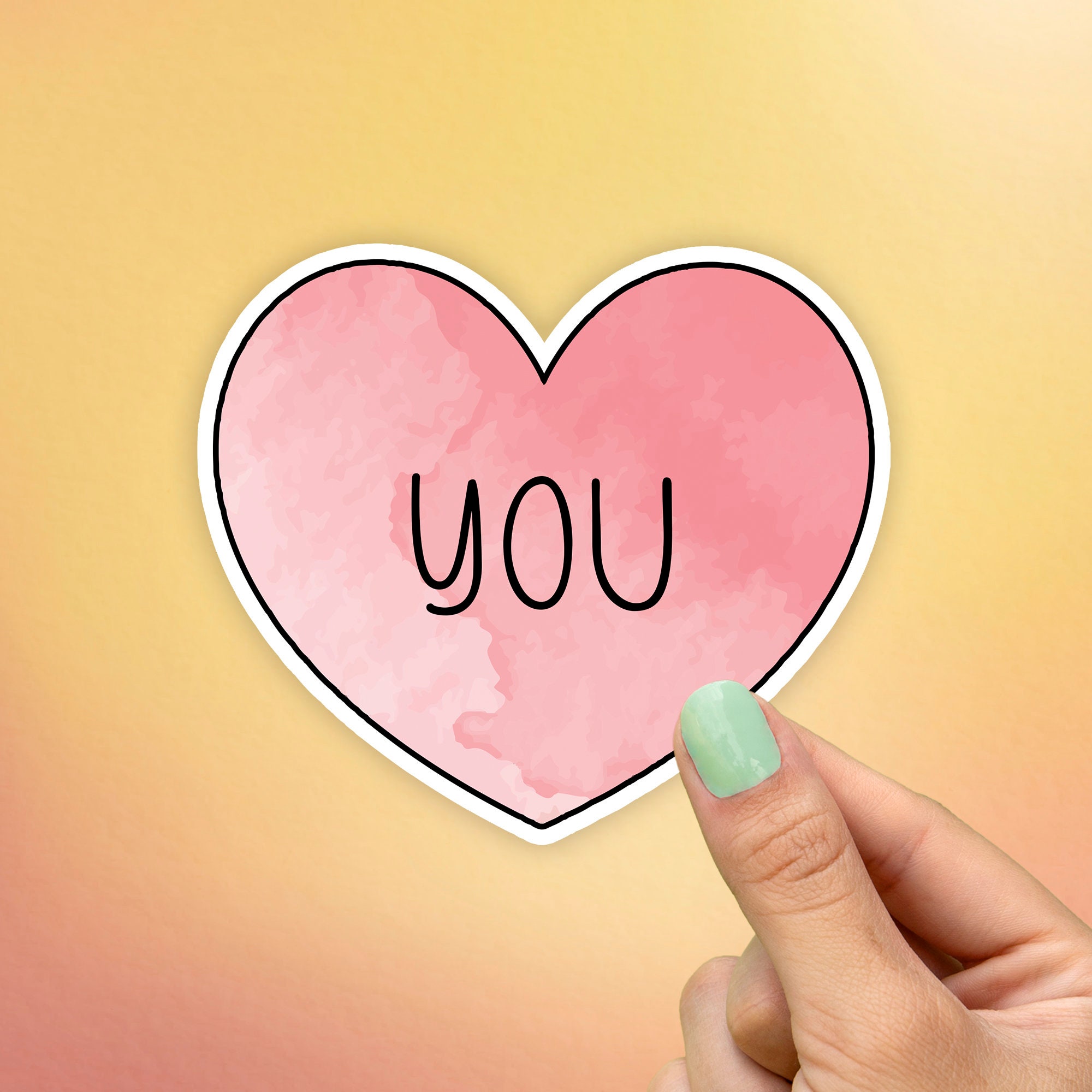 I Love You Sticker Best Friend Gift Trendy Stickers Cute - Etsy