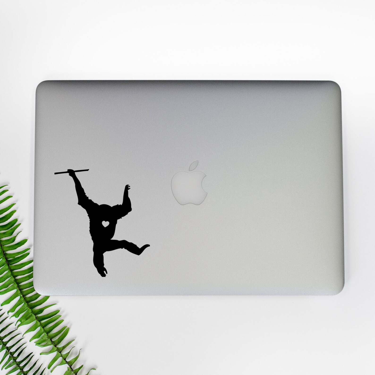 Gibbon W/ Heart Sticker Gibbon Decal Gibbon Monkey Decal Car - Etsy