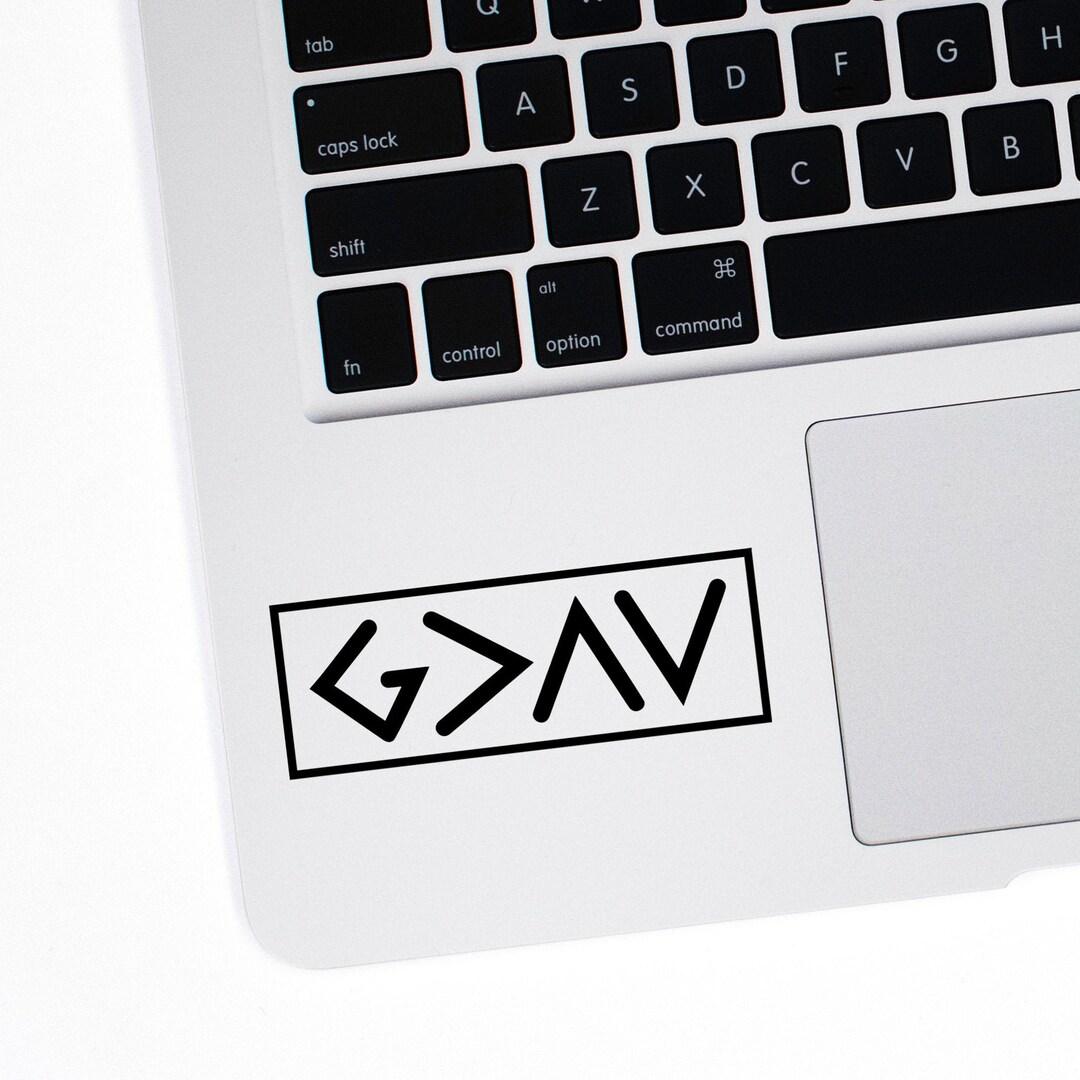 God is Greater Than the Highs and Lows Sticker God is Greater Than the ...