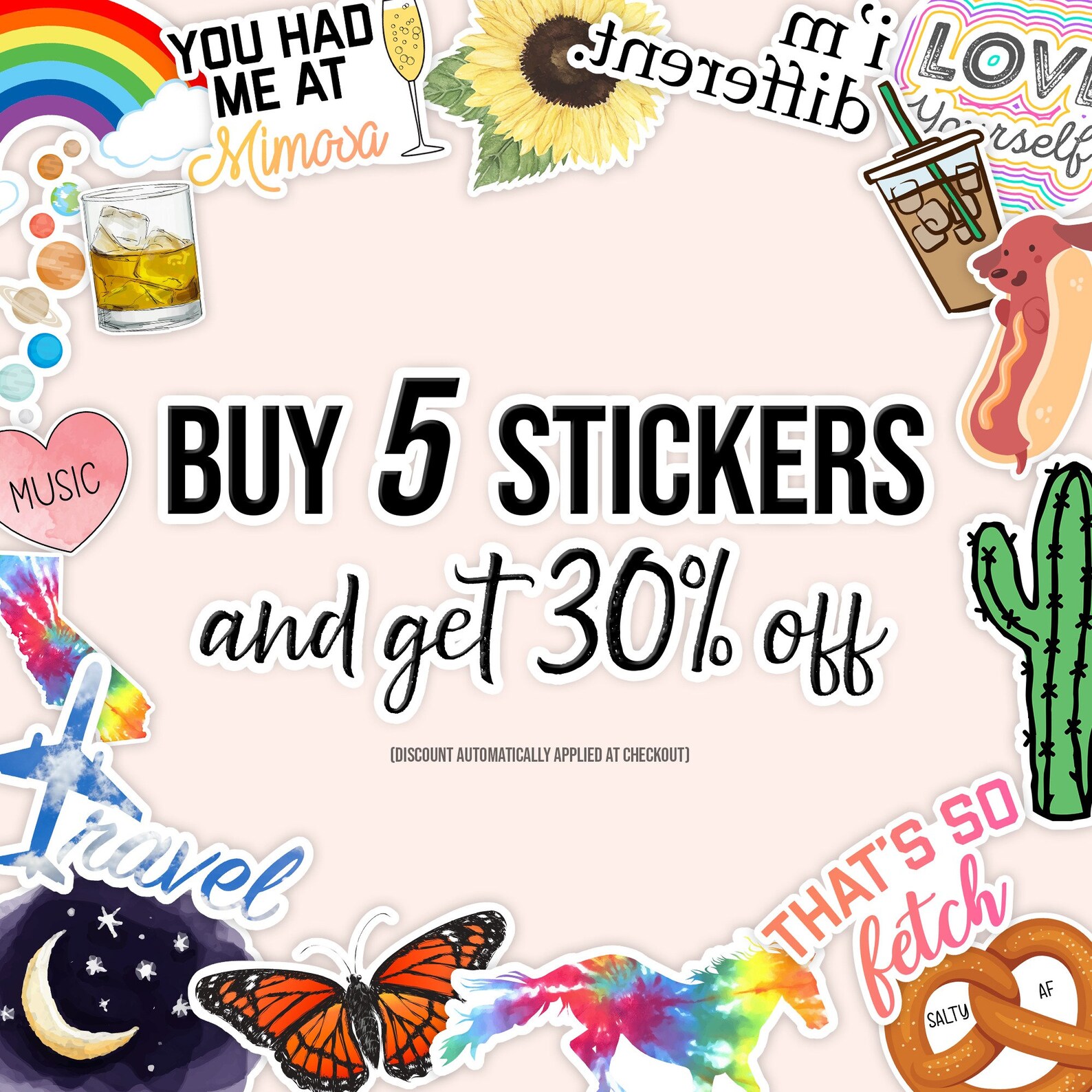 Letter m Retro Font Sticker Personalized | Etsy