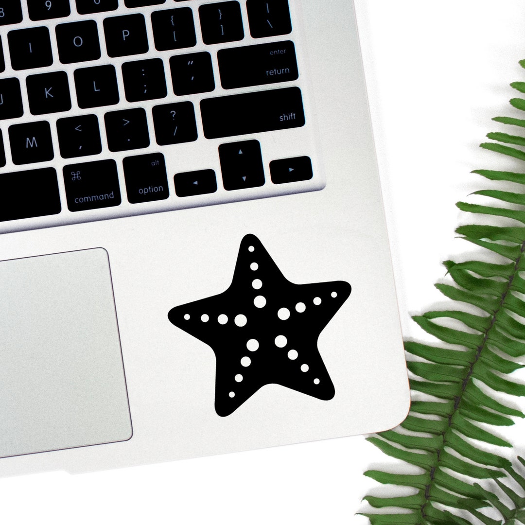 Starfish Sticker Vinyl Decal Sticker Starfish Laptop Decal Starfish ...