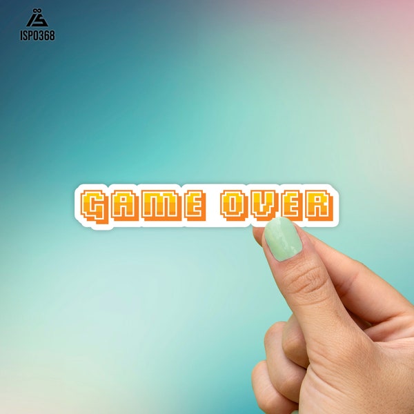 Game Over Stickers - Etsy