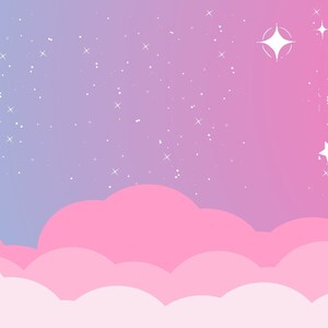 Cute Pastel Twitch Background Animated - Etsy