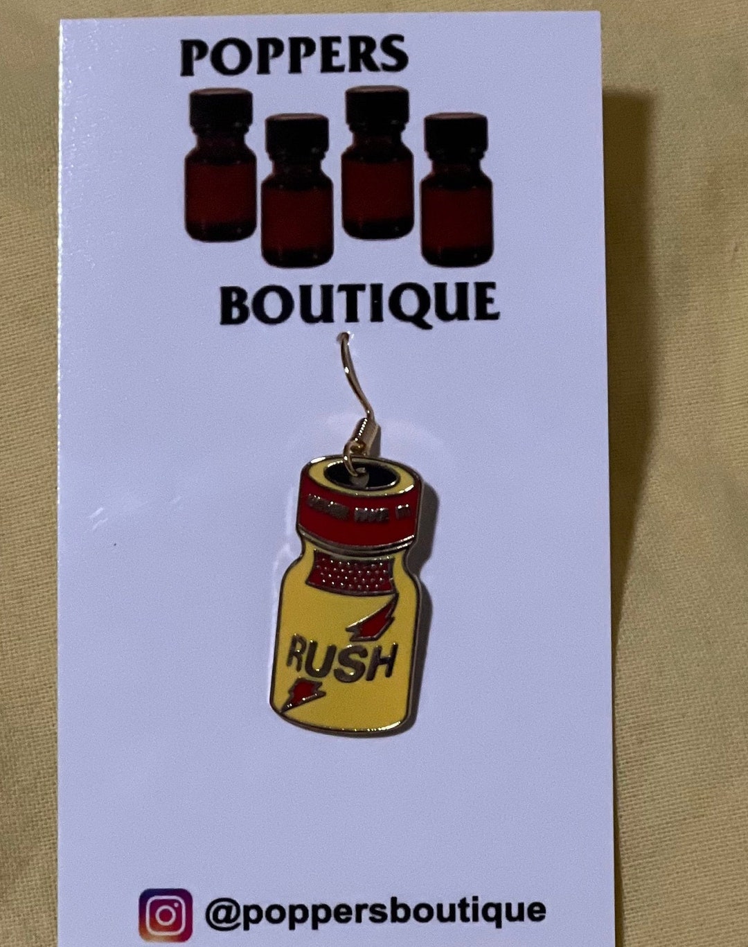 RUSH Liquid Incense Earring individual - Etsy