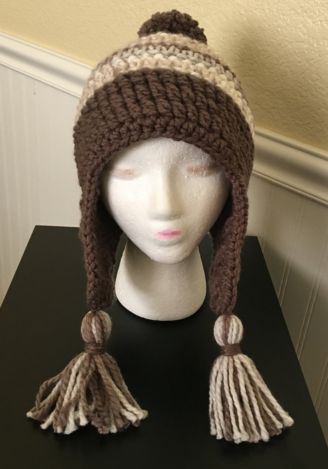 Chunky Earflap Hatearflap Beanieear Flap Winterearflap Warm - Etsy