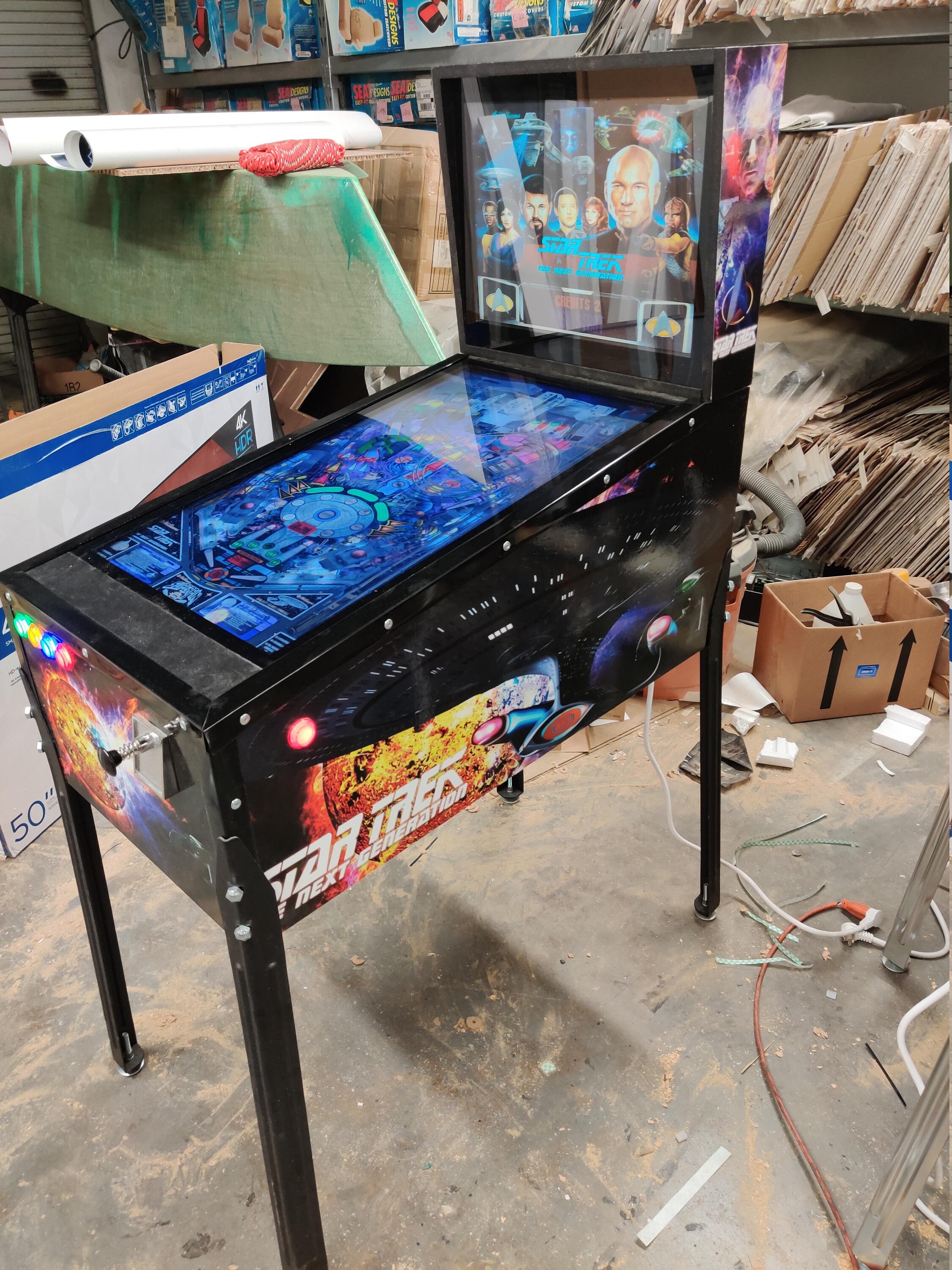 Multiple Size Virtual Pinball Machine, Pinup Popper, Visual Pinball 9 ...