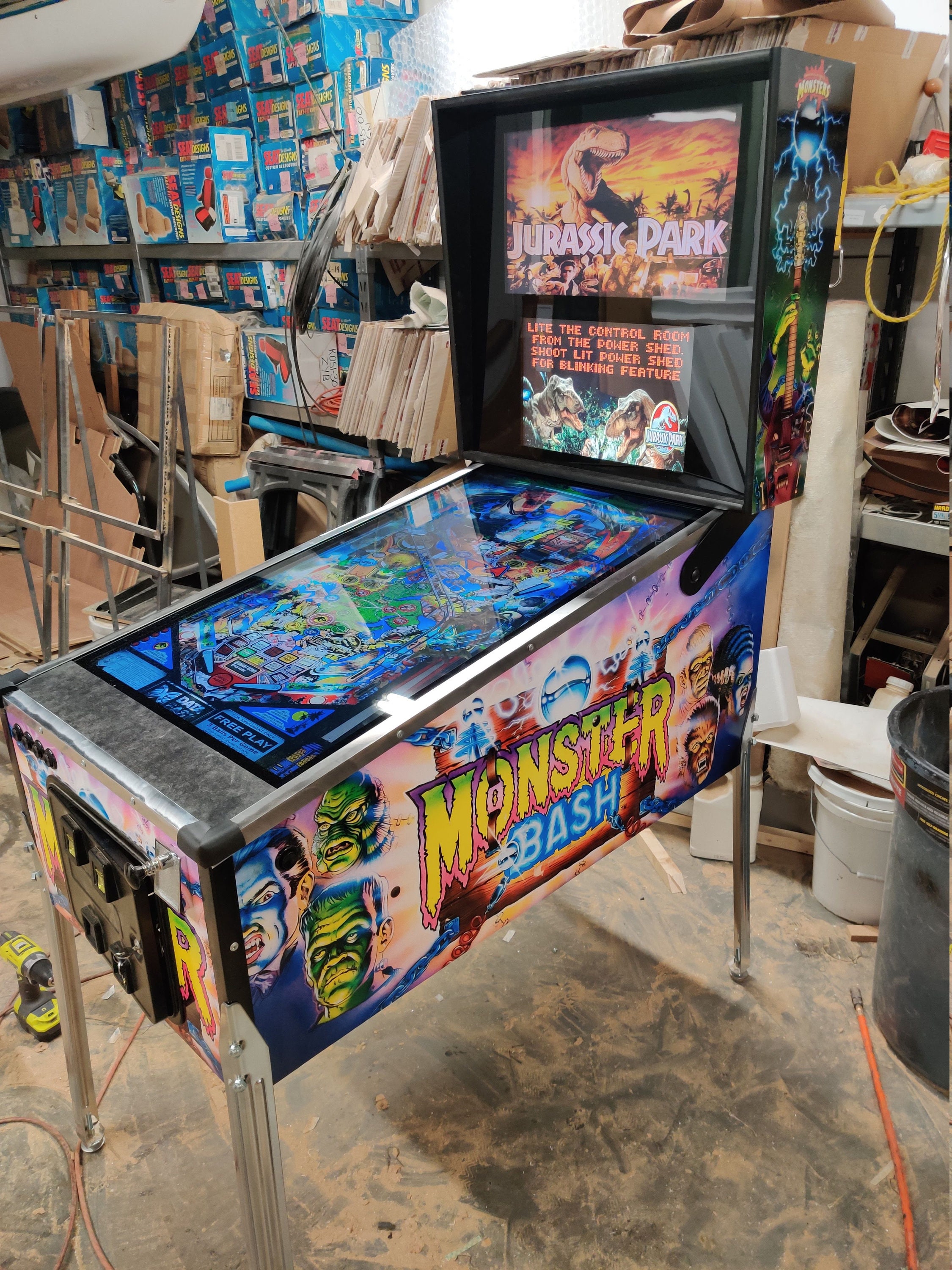 Multiple Size Virtual Pinball Machine, Pinup Popper, Visual Pinball 9 ...