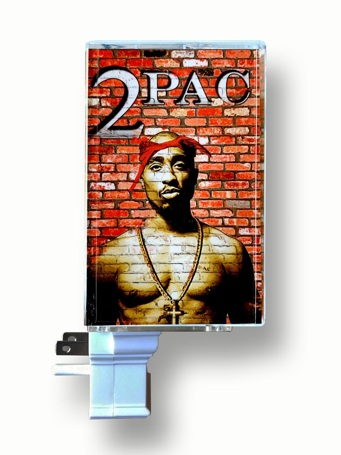 Tupac Night Light-retro Cassette Tape Design-2pac Album Cover - Etsy