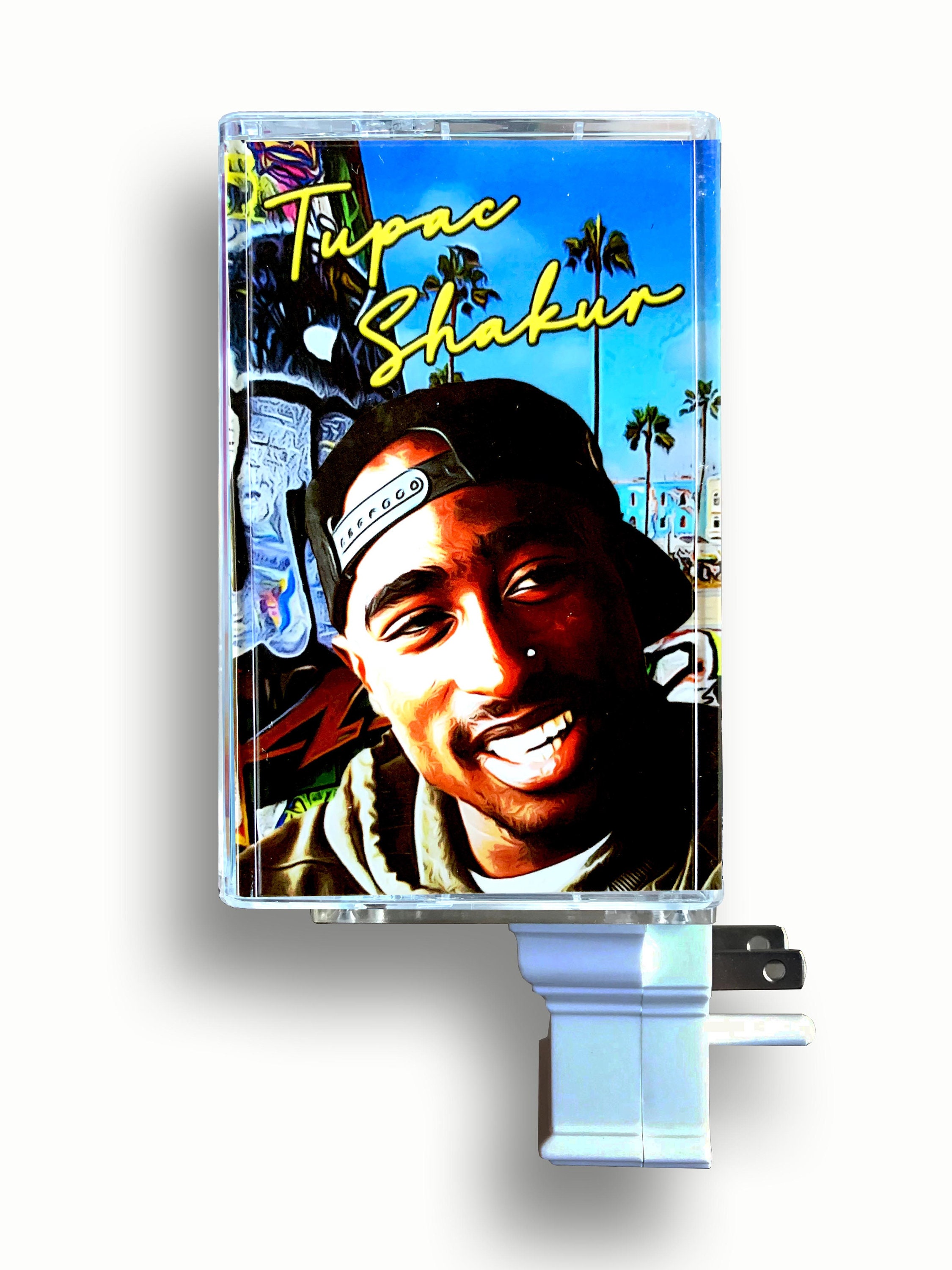 Tupac Night Light-retro Cassette Tape Design-2pac Album Cover - Etsy