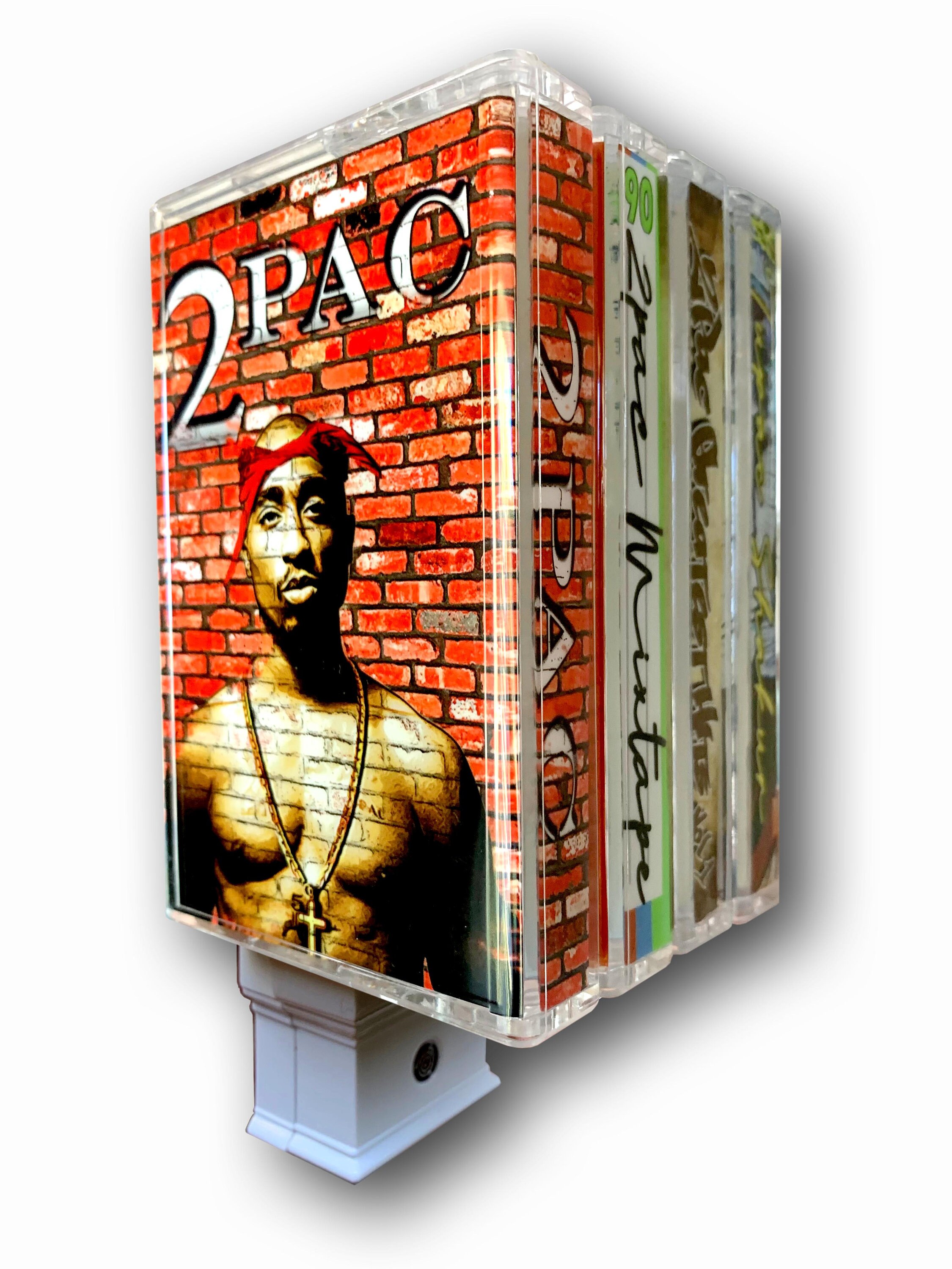 Tupac Night Light-retro Cassette Tape Design-2pac Album Cover - Etsy