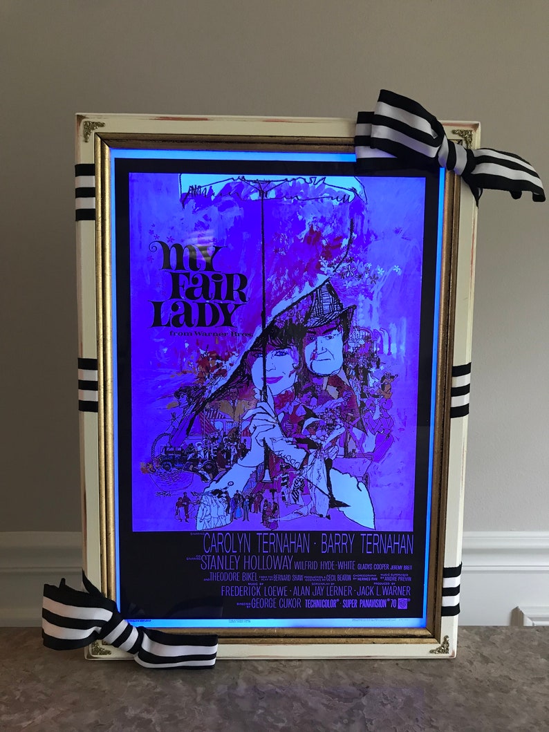 Movie Poster Light Box. Custom Wall Art. Cinema Decor. Media - Etsy