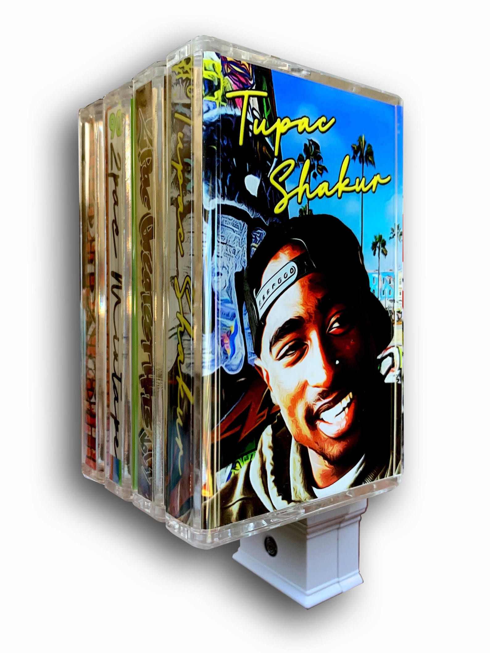 Tupac Night Light-retro Cassette Tape Design-2pac Album Cover - Etsy