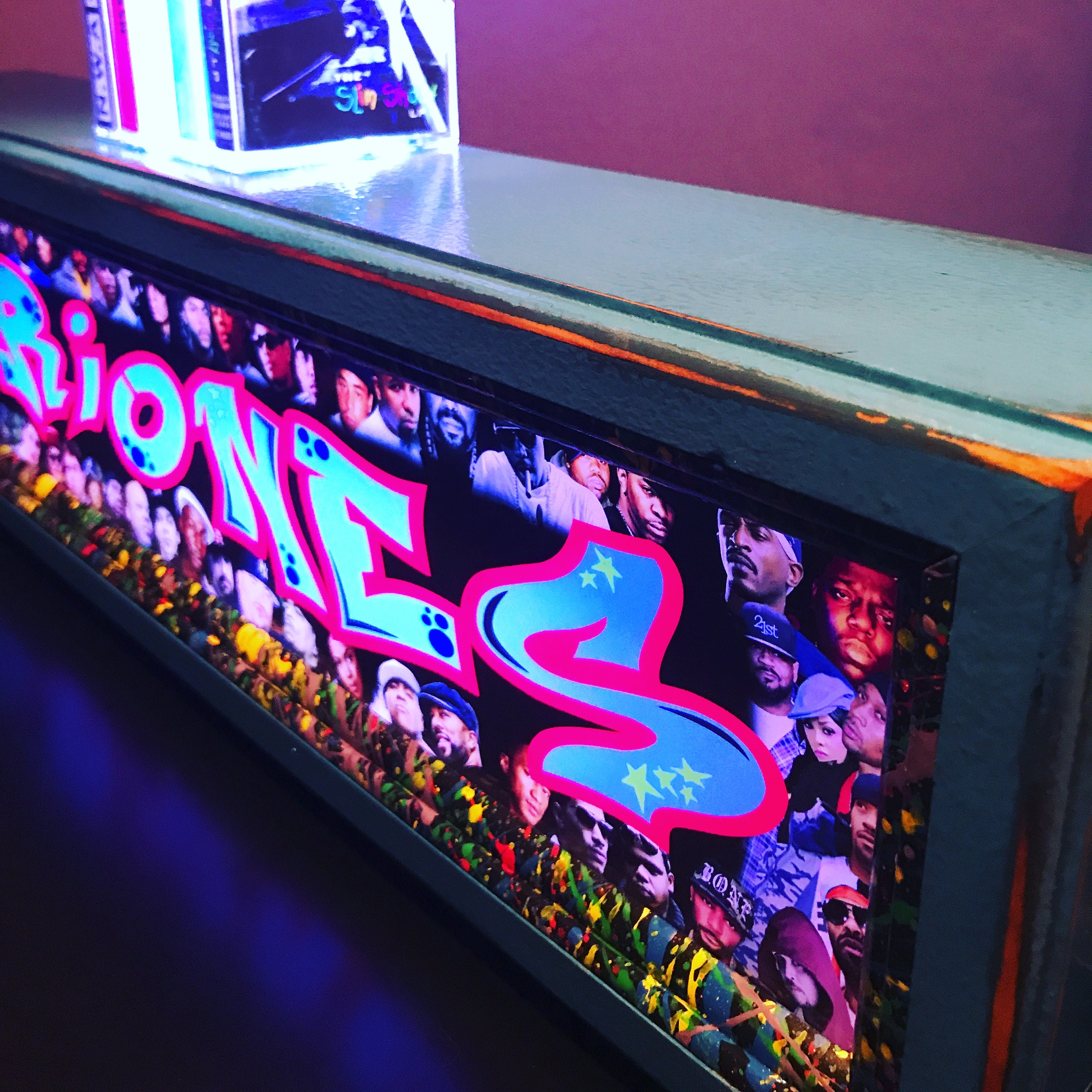 Custom Hip Hop Themed Sign, Hip Hop Wall Art, With Music Reactive Color ...