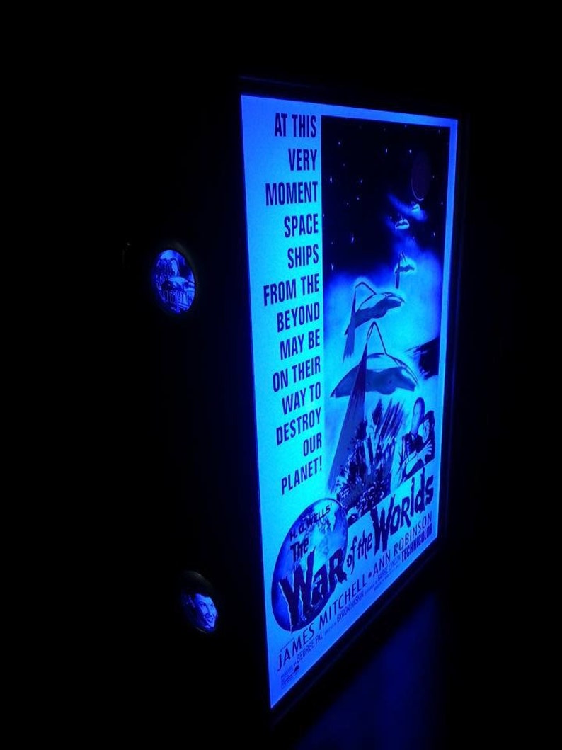 Movie Poster Light Box. Custom Wall Art. Cinema Decor. Media | Etsy