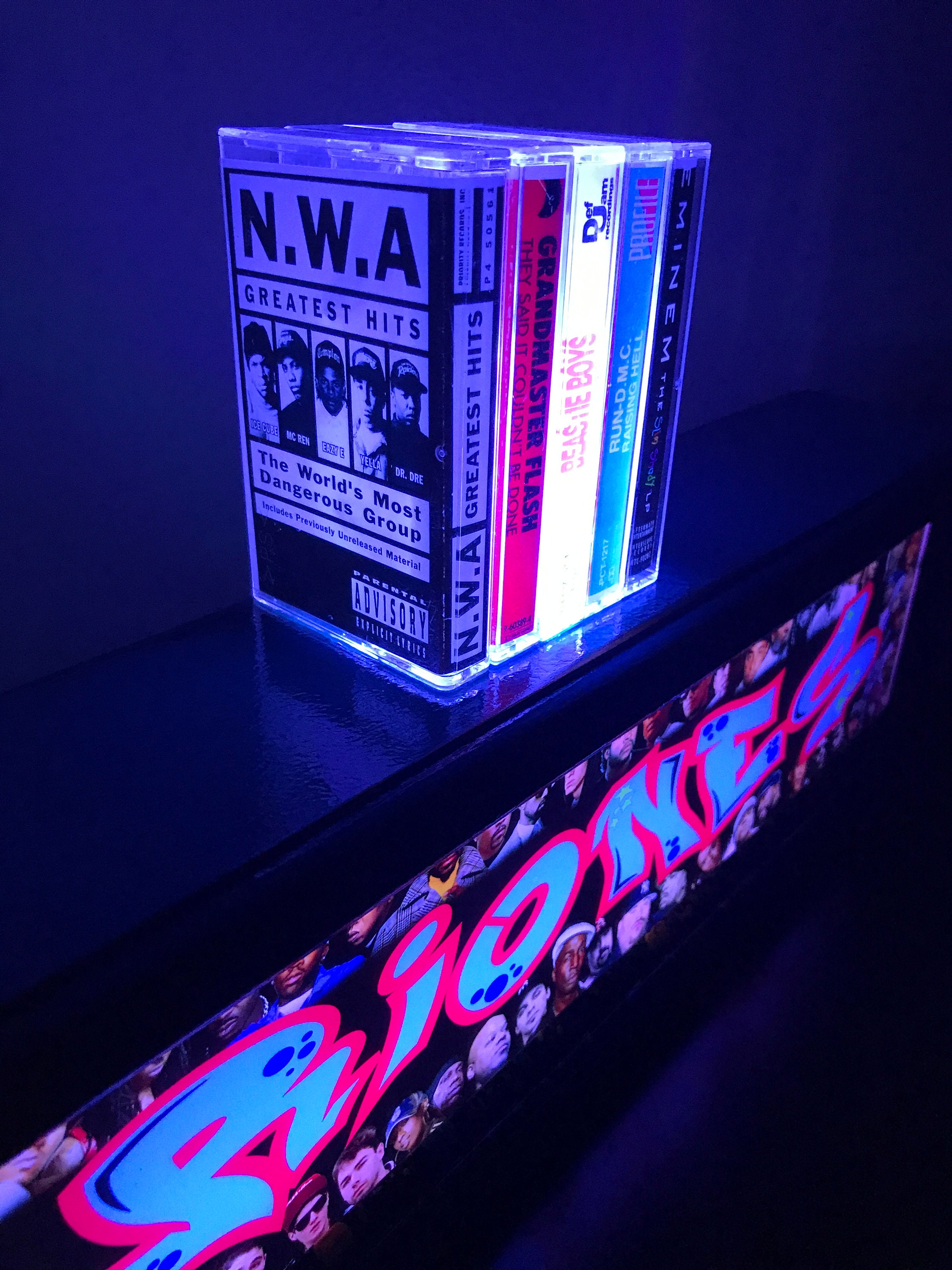 Custom Hip Hop Themed Sign, Hip Hop Wall Art, With Music Reactive Color ...