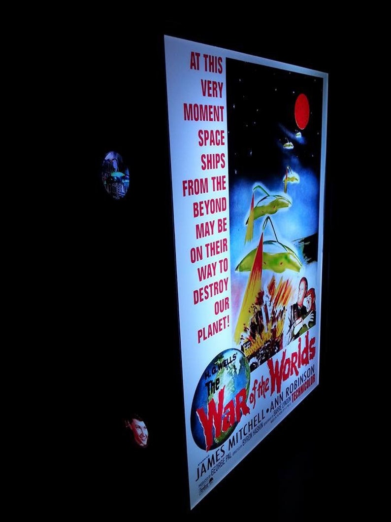 Movie Poster Light Box. Custom Wall Art. Cinema Decor. Media | Etsy