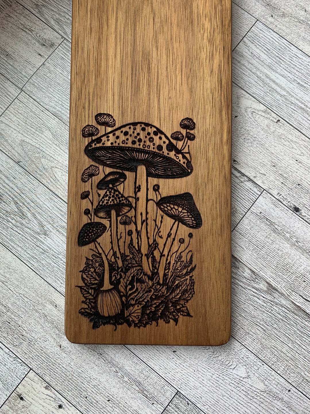 Cottage Core mushroom Cutting Board - Etsy