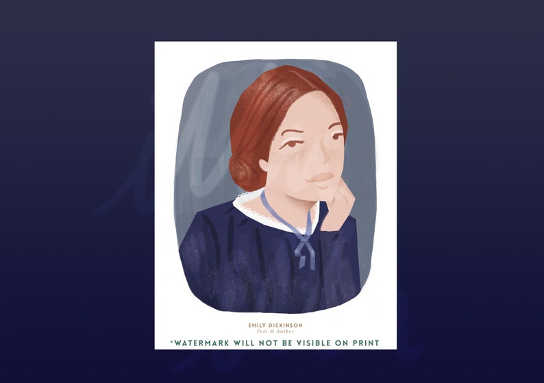 Emily Dickinson Portrait, Inspirational Women, Famous Literature ...