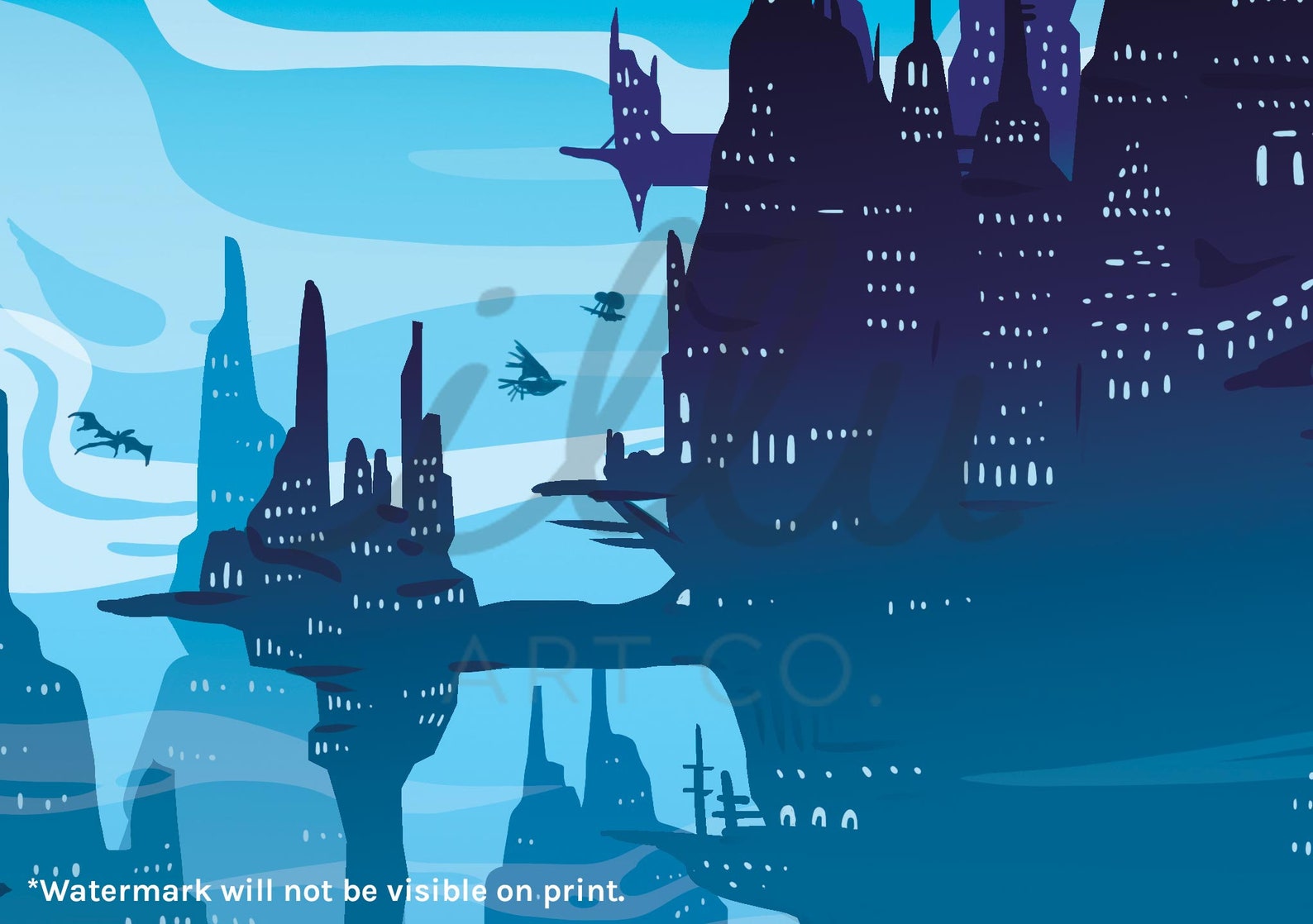 Limsa Lominsa Art Print FFXIV Art Final Fantasy Nerdy Gift - Etsy