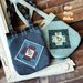 Diamond Tote Bag Sewing Pattern – DIY Patchwork Bag PDF, Beginner ...