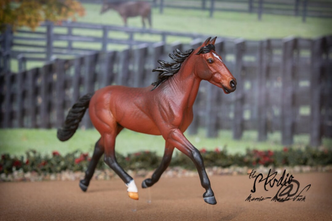 Custom/cm Collecta like Breyer Model Horse 1:20 Scale Standardbred ...