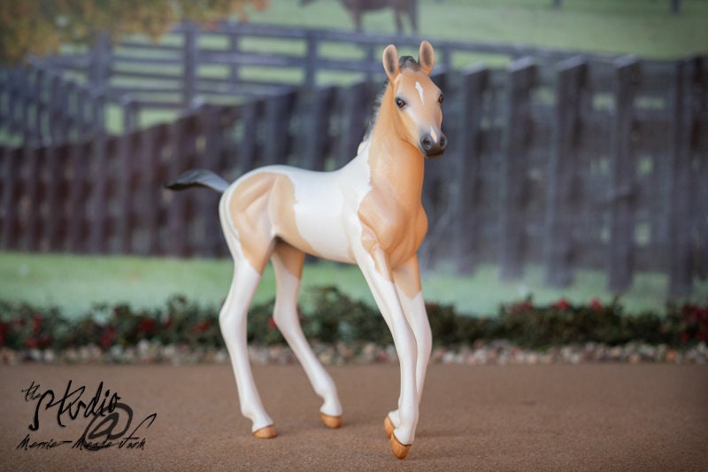 Custom/cm Breyer Model Horse Classic Scale Foal in Buckskin - Etsy