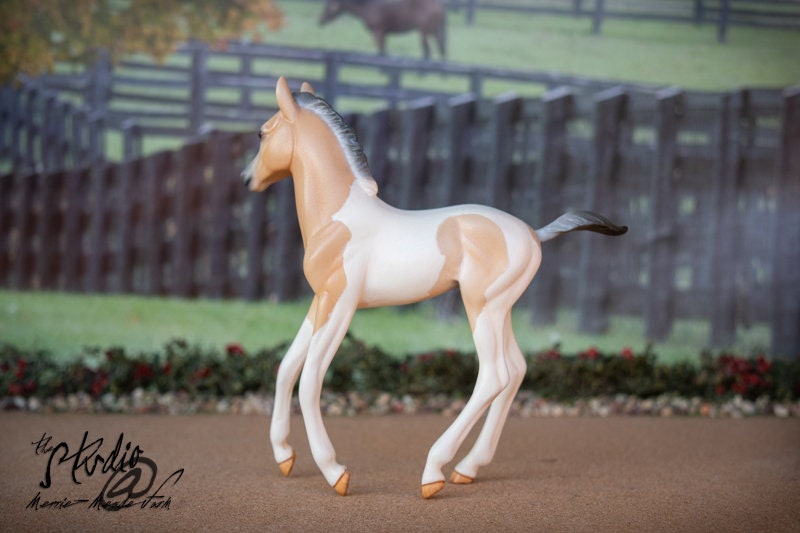 Custom/cm Breyer Model Horse Classic Scale Foal in Buckskin - Etsy