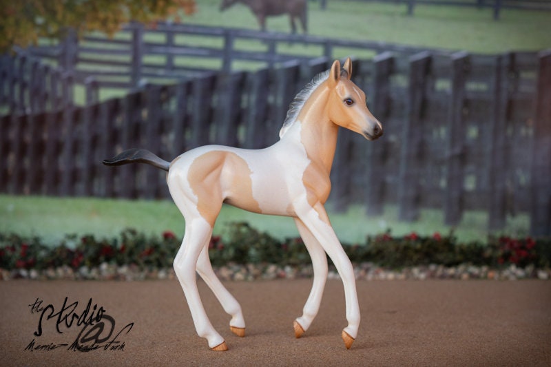 Custom/cm Breyer Model Horse Classic Scale Foal in Buckskin - Etsy