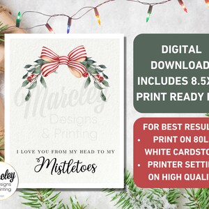 Mistletoe Christmas Footprints | Art | Craft | Baby | Kids | DIY ...