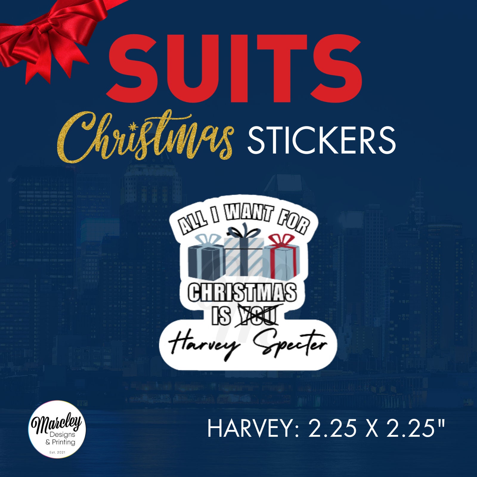 Suits TV Show Stickers | Harvey Specter | Louis Litt | Vinyl Sticker ...