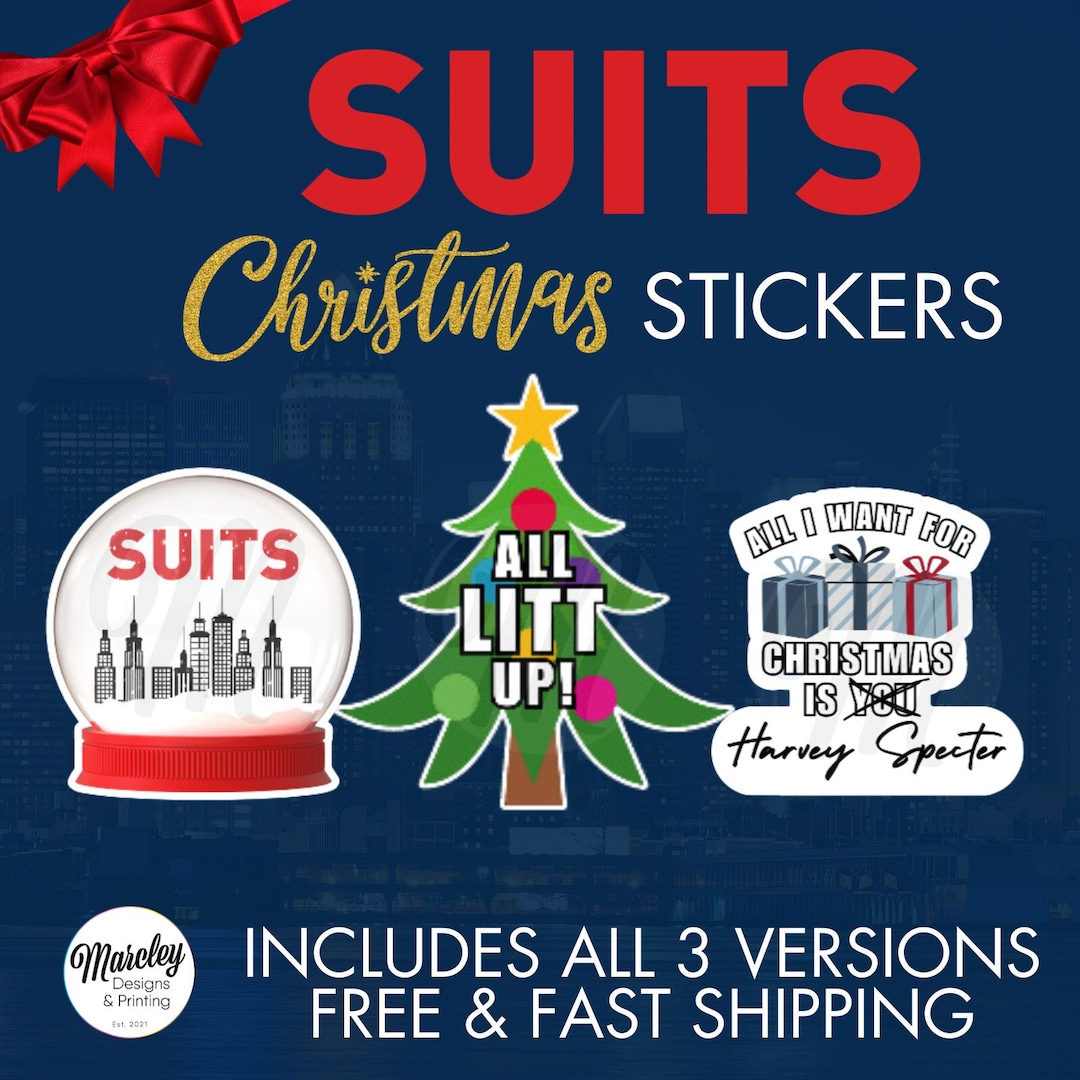 Suits TV Show Stickers | Harvey Specter | Louis Litt | Vinyl Sticker ...