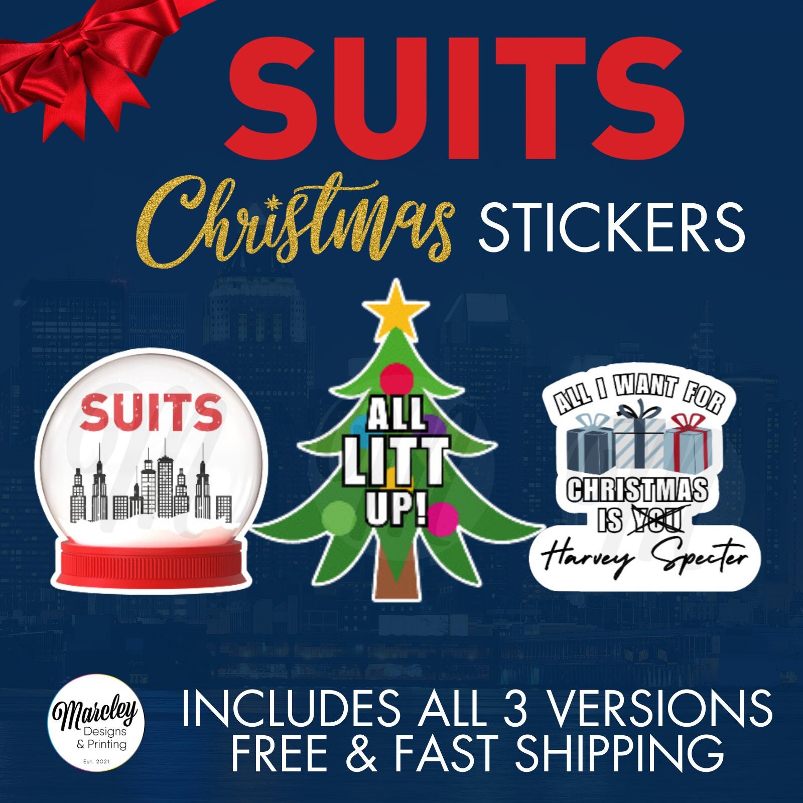 Suits TV Show Stickers | Harvey Specter | Louis Litt | Vinyl Sticker ...