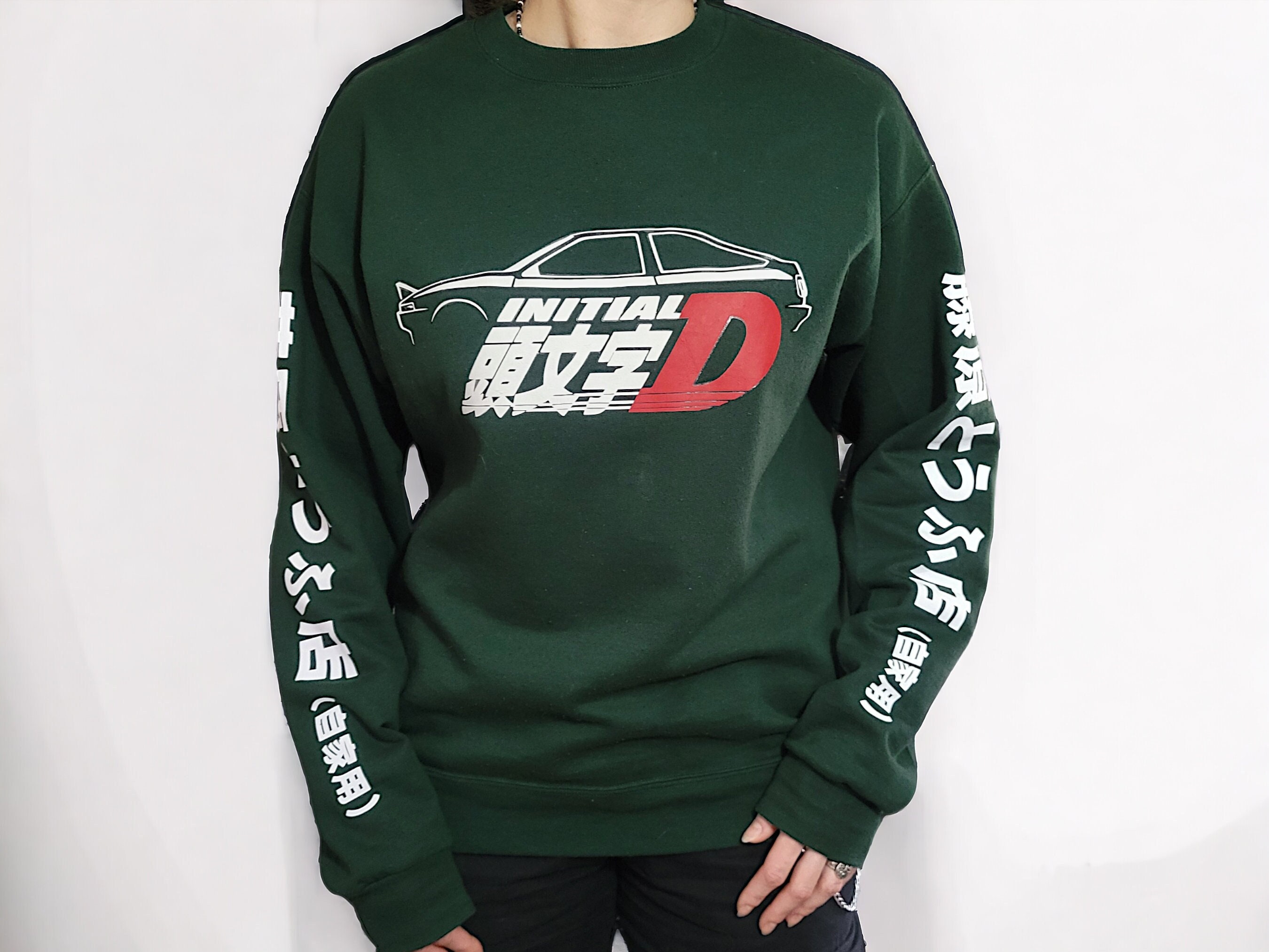 INITIAL D Ae86 Crewneck JDM Sweatshirt Japanese Streetwear for Car Guy ...