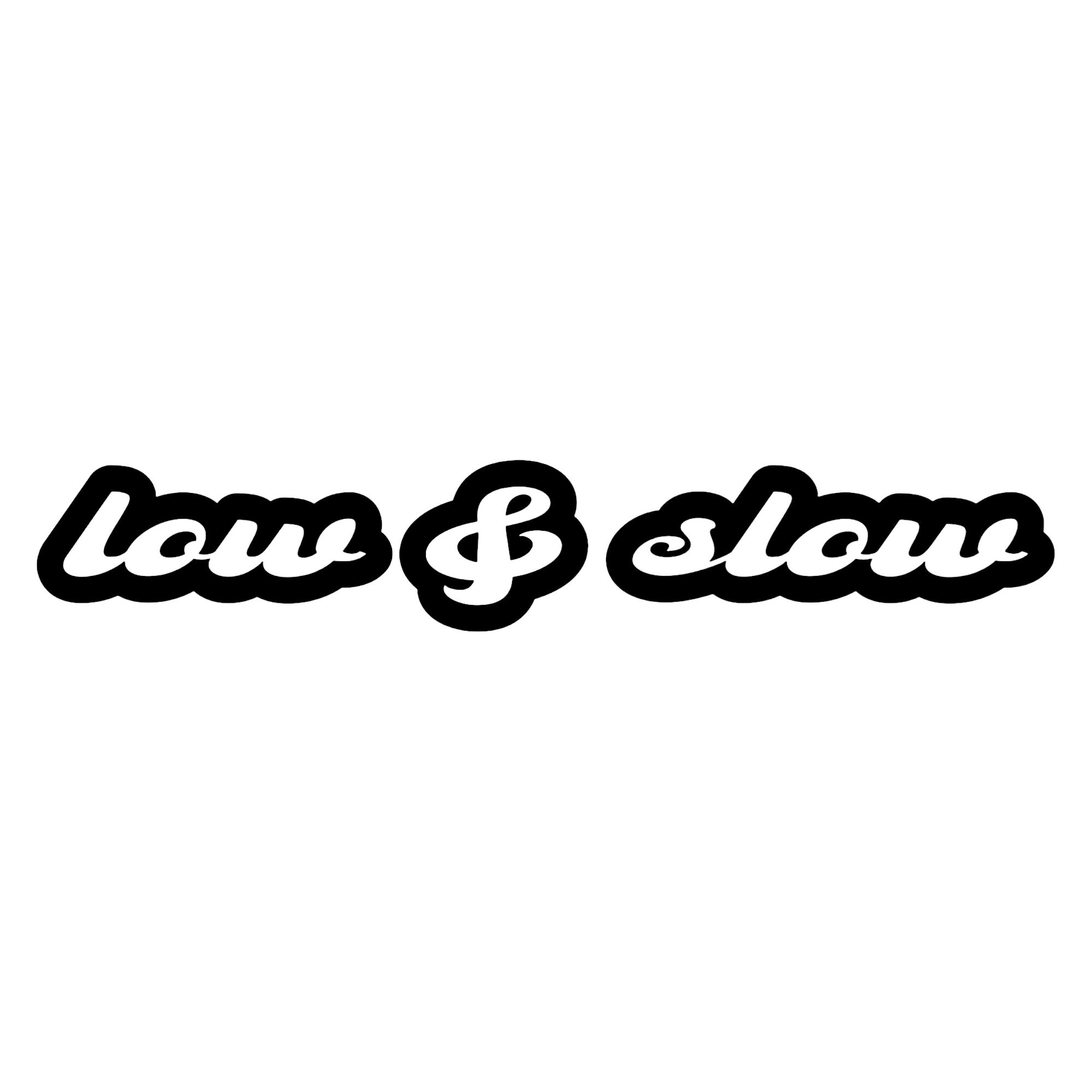 LOW & SLOW Decal JDM Stickers for Windows Car Laptop Skateboard Car Guy ...