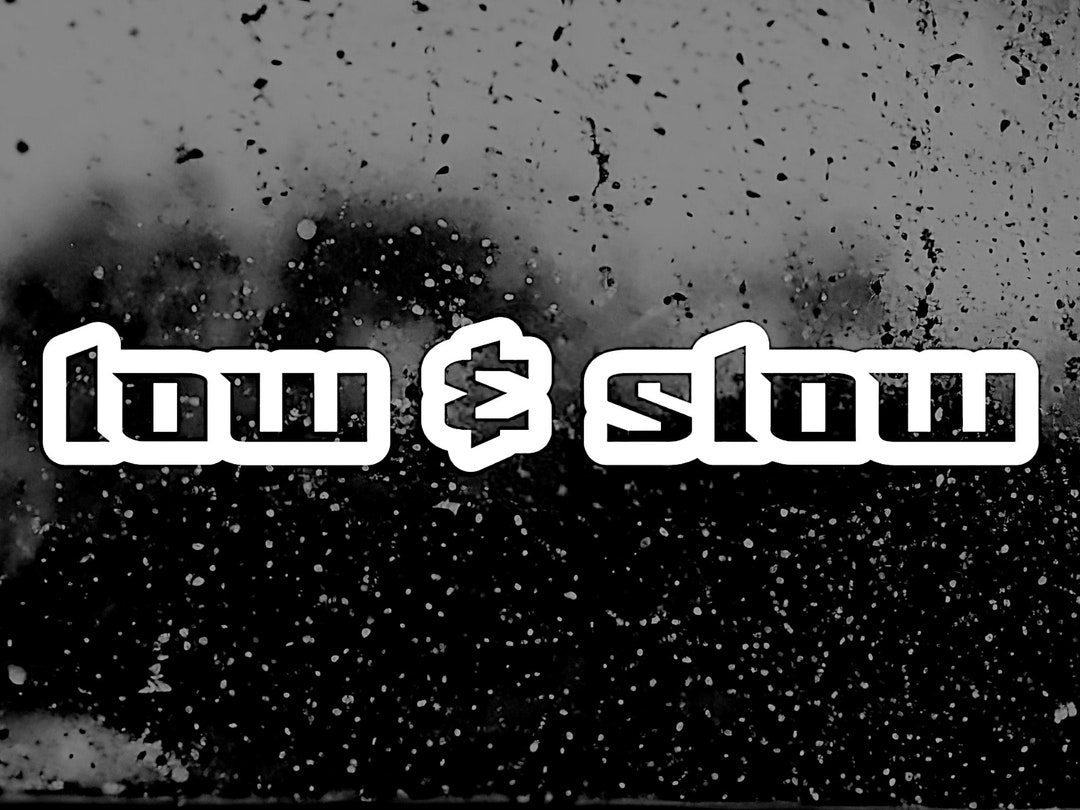 LOW & SLOW Decal | JDM Stickers for Windows Car Laptop Skateboard | Car ...