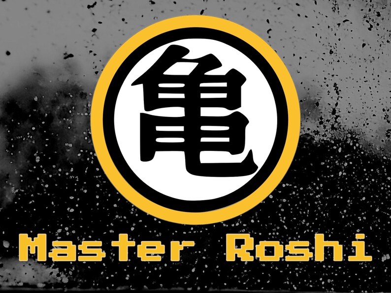 Dragon Ball Z Kanji Vinyl Decal Pack | Goku Vegeta Master Roshi Gohan ...