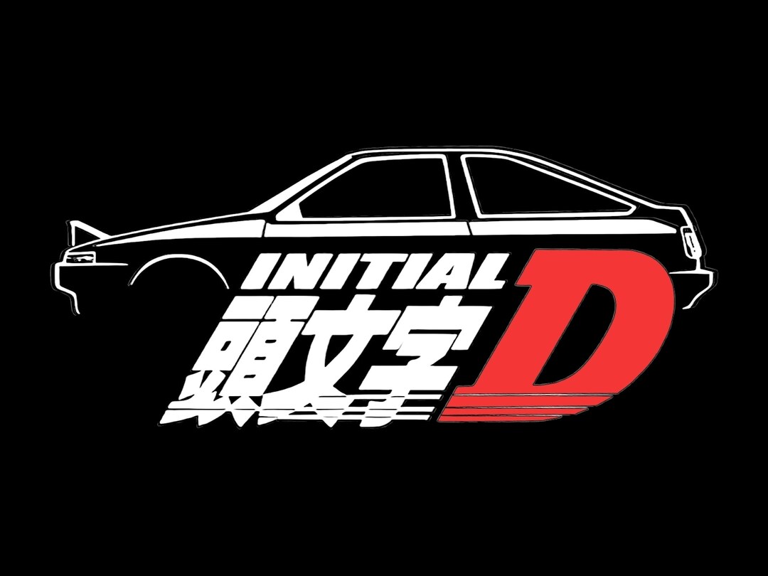 Initial D Decal | JDM Stickers for Windows Car Laptop Skateboard ...