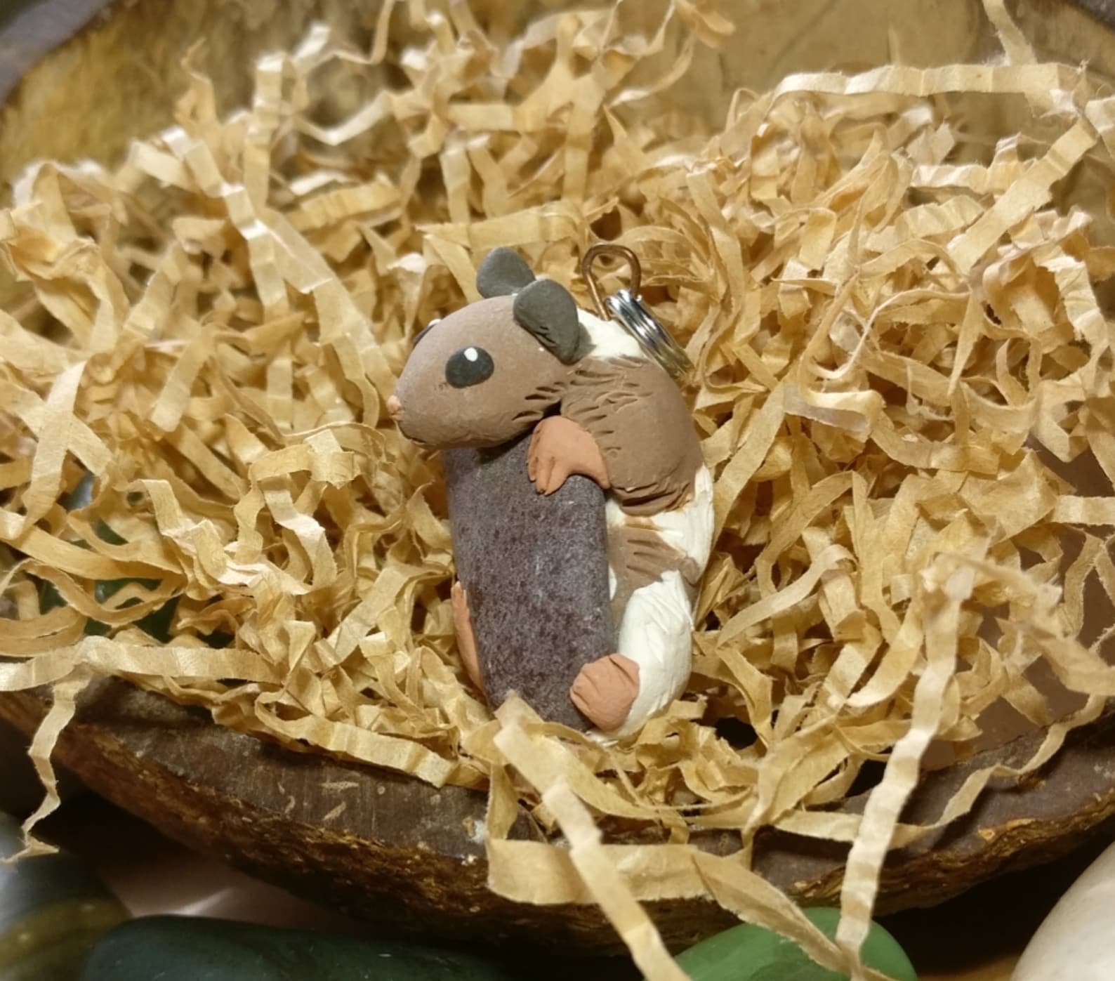 OOAK Hamster Pendant Polymer Clay Necklace Handmade Pet Syrian - Etsy