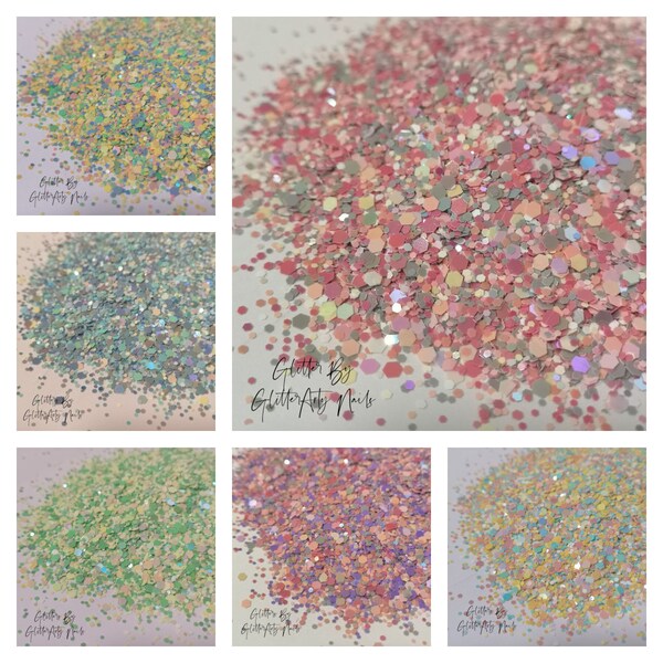 Matte Glitter Mix - Etsy